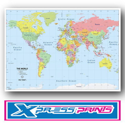 1989 MAP | Political Map of the World, April 1989 | World Map ...