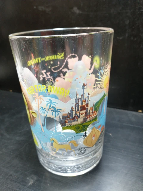 MCDONALD'S SHREK THE Third Princess Fiona Glass Cup 2007 Vintage ...