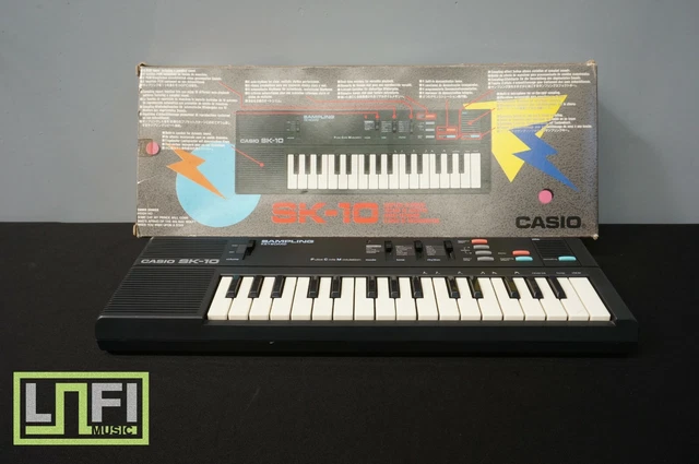 CASIO SK-10 MINI Portable Sampling Keyboard - Vintage Lofi Poly Sampler ...