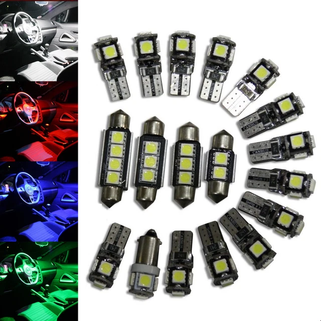 FORD RANGER TKE - Interior Lights Package Kit Set - 5 LED - white red ...