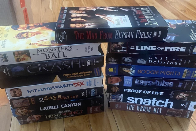 VHS MOVIES TAPES lot of 15 Drama Action - Used Good $25.00 - PicClick CA