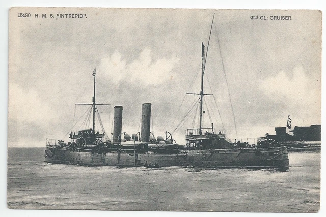 HMS INTREPID APOLLO class Protected Cruiser Royal Navy PC £10.00 ...
