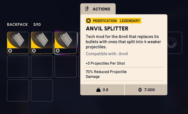 🔥 ARC RAIDERS 🔥 🌓 Anvil Splitter Mod Attachment 🌓 ( PS5 / Xbox / PC ) £ ...
