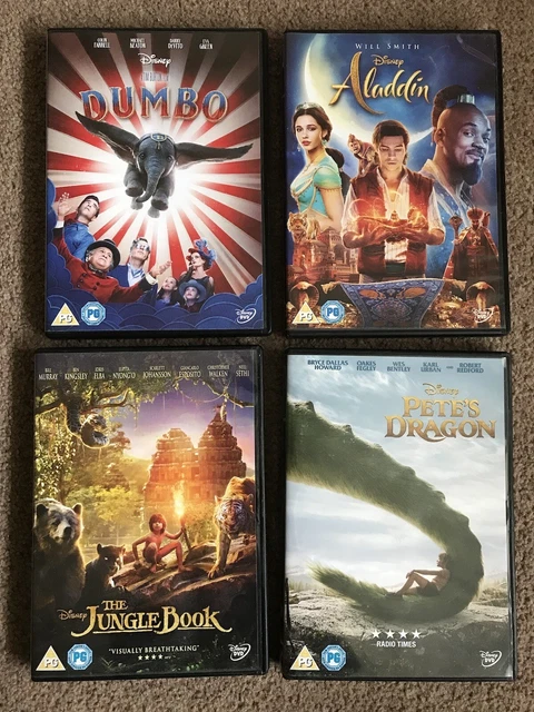 DISNEY BUNDLE - Dumbo/Aladdin/The Jungle Book/Pete's Dragon - Dvds EUR ...