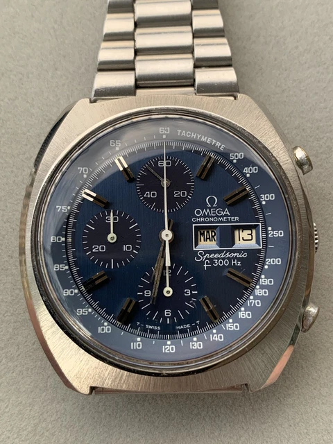 OMEGA SPEEDMASTER SPEEDSONIC 188.0002 vintage chronograph 1974 EUR 1. ...