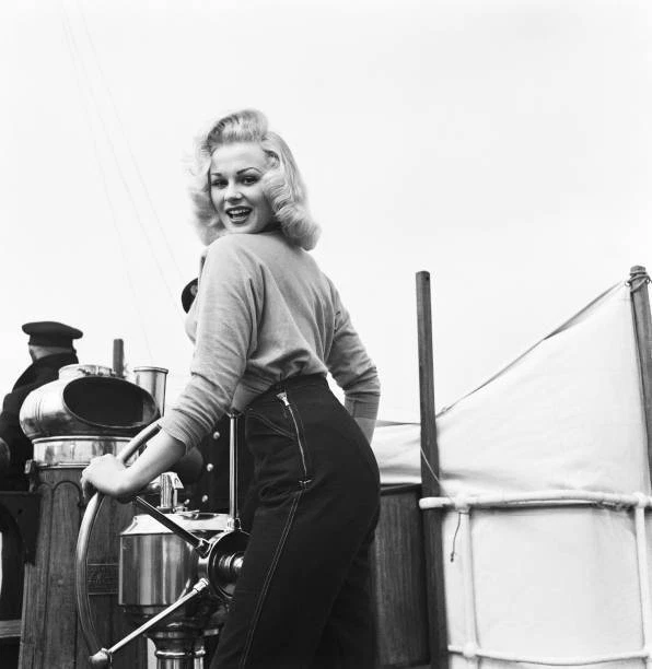 SABRINA POSES PICTURES on a ship Norma Ann Sykes better known as S- Old ...