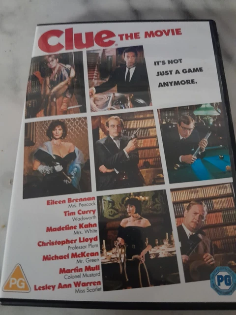 CLUE THE MOVIE (DVD, 1985) UK R2 TIM CURRY CHRISTOPHER LLOYD FREE SPEEDY UK POST £4.30 - PicClick UK