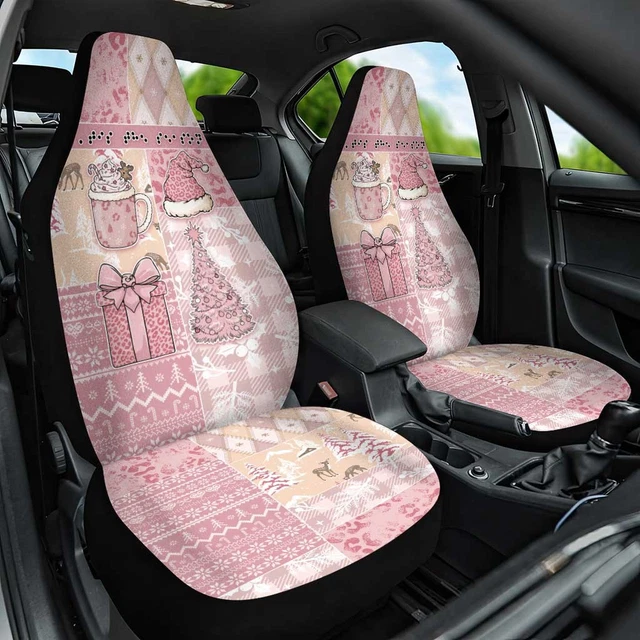 IRAN CHRISTMAS CAR Seat Cover With Santa Taking Photos Ancient Columns ...