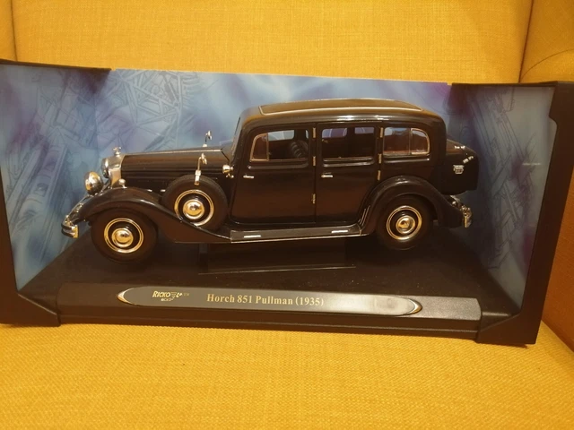 MODELLAUTO RICKO * HORCH 851 PULLMAN * 1:18 * schwarz * TOP EUR 70,00 ...