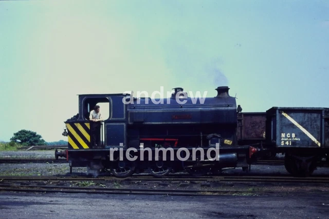 SNOWDOWN COLLIERY KENT St Dunstan Locomotive circa 1970 Original 35mm ...