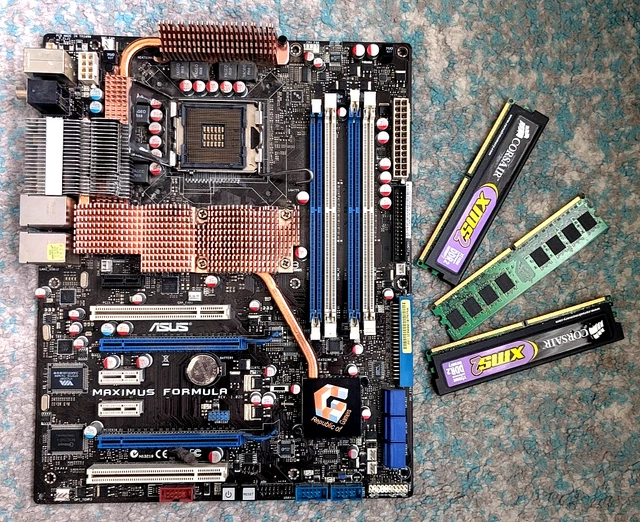 ASUS MAXIMUS FORMULA Socket LGA775 DDR2 ATX Motherboard with 3x DDR2 ...