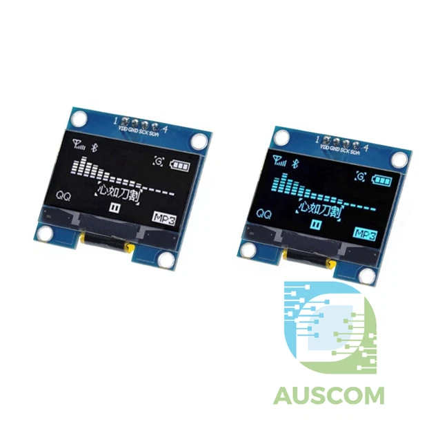 1.3& OLED DISPLAY Module White Blue 128x64 Resolution I2C SPI SH1106 ...