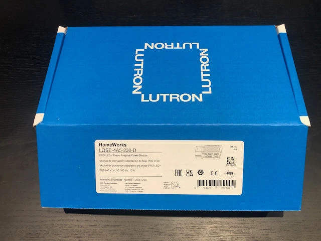 LUTRON LQSE-4A5-230-D HWQS Homeworks QS PRO LED+ Phase Adaptive Power ...