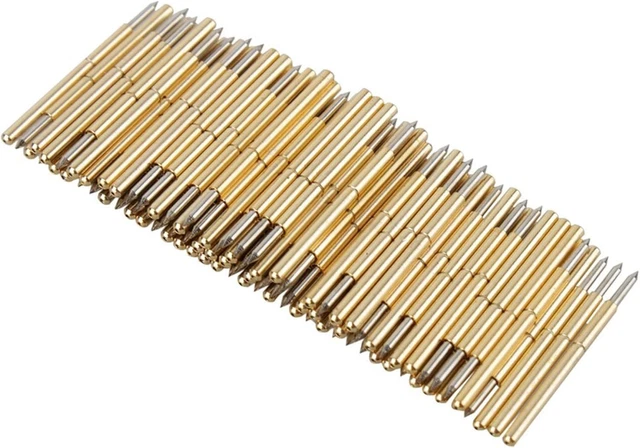 POGO PIN CONNECTOR,POGO Pins 100 STK. P75-B1 Federkontakt Durchmesser 1 ...