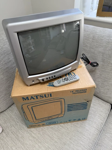 CRT TV MATSUI TVR185 with Scart Video VHS Combo Retro Gaming £99.46 ...