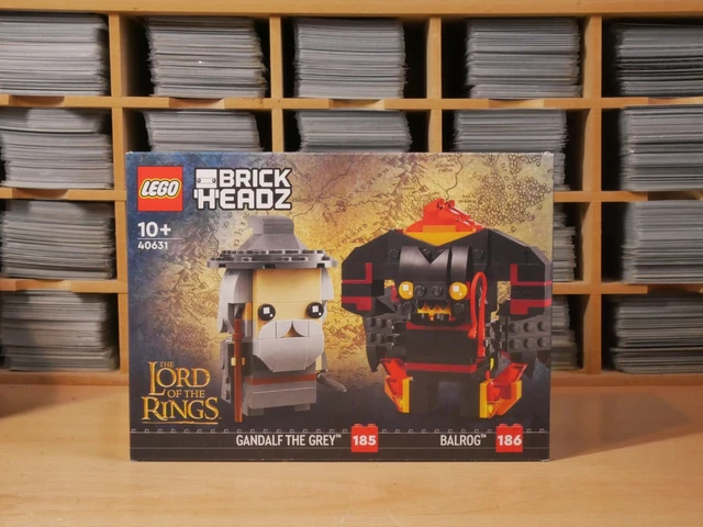 LEGO 40631 BRICKHEADZ LOTR Gandalf the Grey Balrog Set | Sealed | 2023 ...