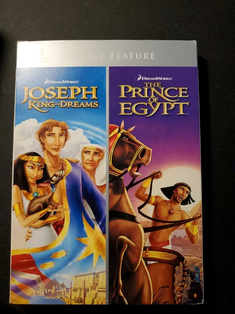 DREAMWORKS DOUBLE FEATURE JOSEPH KING OF DREAMS/THE PRINCE OF EGYPT Dvd ...