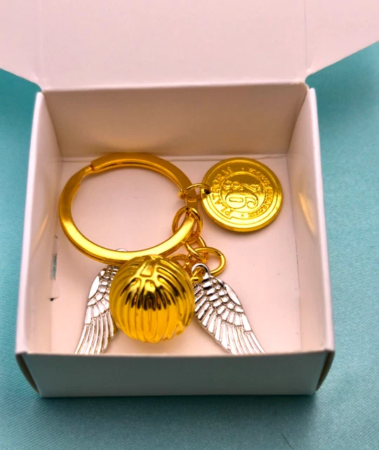 HARRY POTTER GOLDEN Quidditch Goldener Schnatz mit 9 3/4 Hogwarts ...