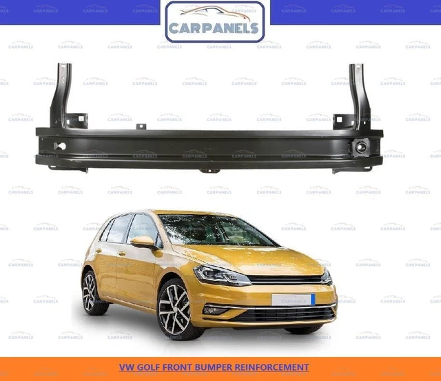 VW GOLF MK7.5 Front Bumper Crash Bar Reinforcement 2017 - 2020 £98.99 - PicClick UK