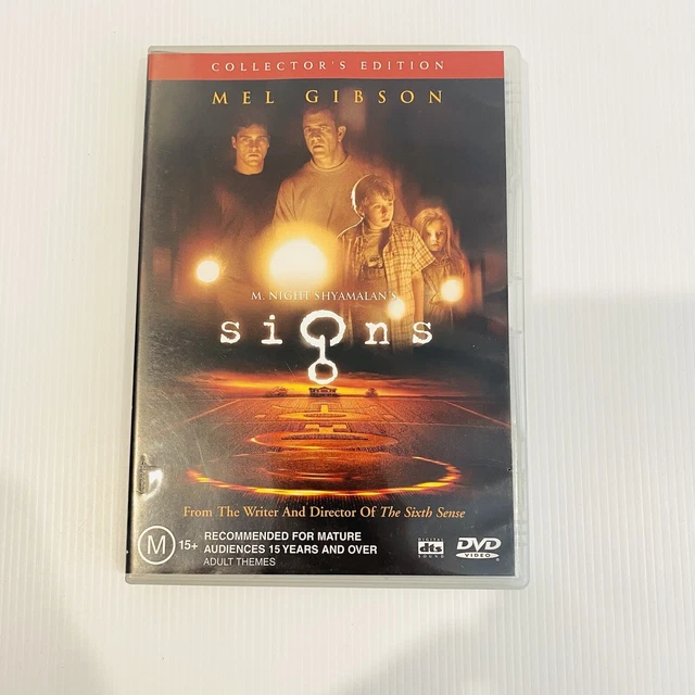 SIGNS DVD - Mel Gibson - Collector's Edition (Region 4, 2003) $5.00 ...