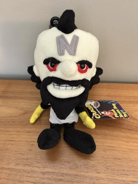 VINTAGE NWT 1998 ReSaurus Crash Bandicoot DR NEO CORTEX Plush Bean Bag ...
