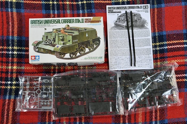 TAMIYA BRITISH UNIVERSAL CARRIER MKII Forced Recon. 1/35 Scale Kit ... TAMIYA BRITISH UNIVERSAL CARRIER MKII Forced Recon. 1/35 Scale Kit ...
