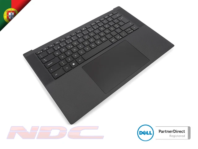 DELL PRECISION 5550/5560/5570 Palmrest Tpad PORTUGUESE Backlit Keyboard ...