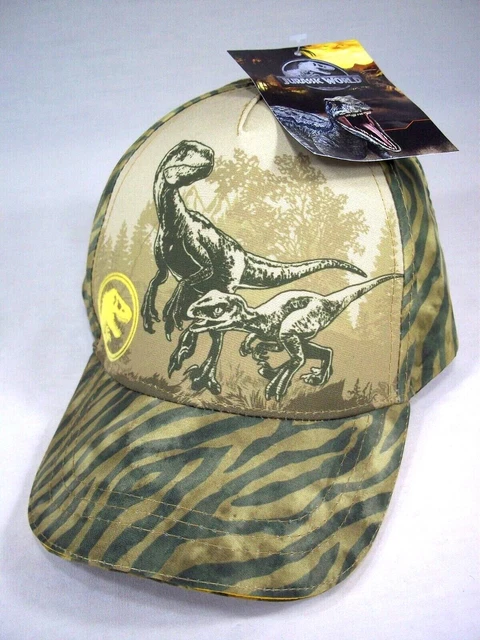 JURASSIC WORLD DOMINION Velociraptor Blue Beta Raptor Dinosaur Hat ...