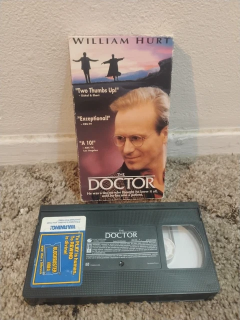 THE DOCTOR VHS William Hurt, Christine Lahti, Mandy Patinkin ...