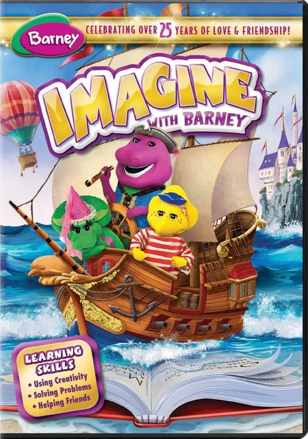 BARNEY: IMAGINE WITH Barney (DVD) Dean Wendt Carey Stinson Julie Joh ...