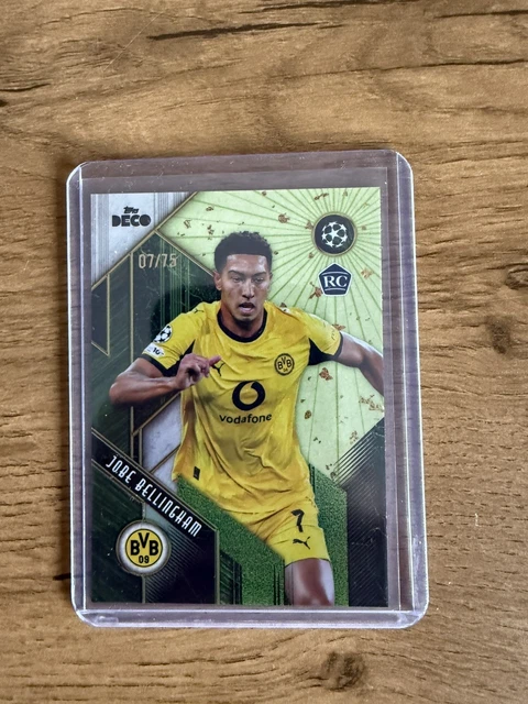 2025-26 TOPPS UEFA Deco Jobe Bellingham Rookie Dortmund 07/75 -Rare ...