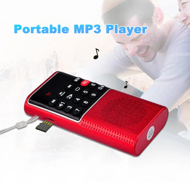 L-328 FM RADIO Rechargeable Portable USB TF MP3 Player Handheld Speaker ...