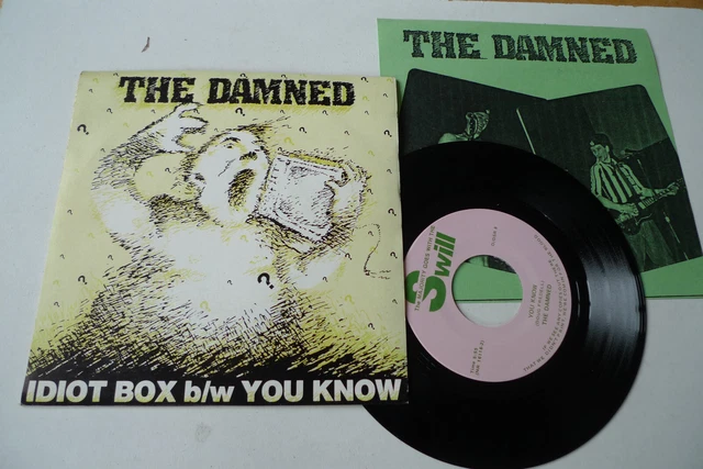 THE DAMNED IDIOT Box 7" Swill DSR 8 with Insert RARE £29.99 - PicClick UK