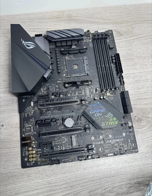 ASUS ROG STRIX B450-F Gaming Socket AM4 Motherboard £74.90 - PicClick UK