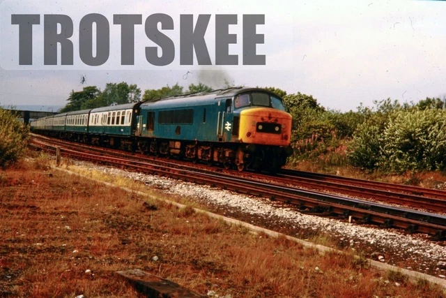 35MM SLIDE BR British Rail Diesel Loco Class 45 45106 Moses Gate 1978 ...