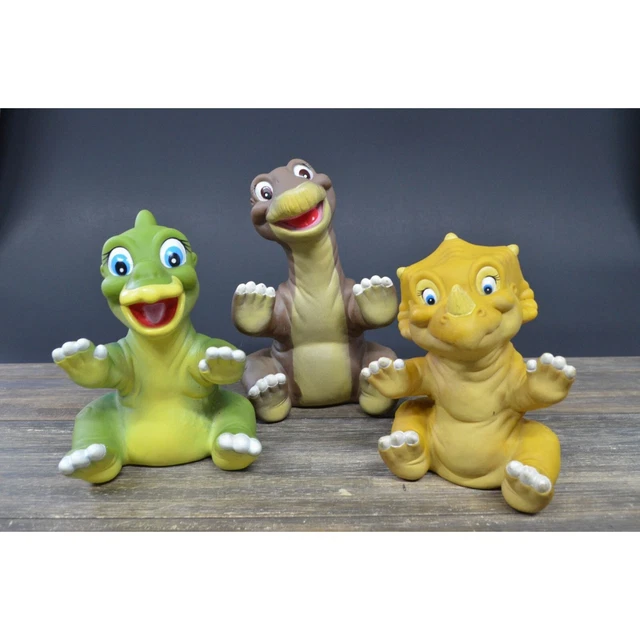 1980'S DINOSAUR FIGURINE Hand Puppet Land Before Time Amblin Movie ...