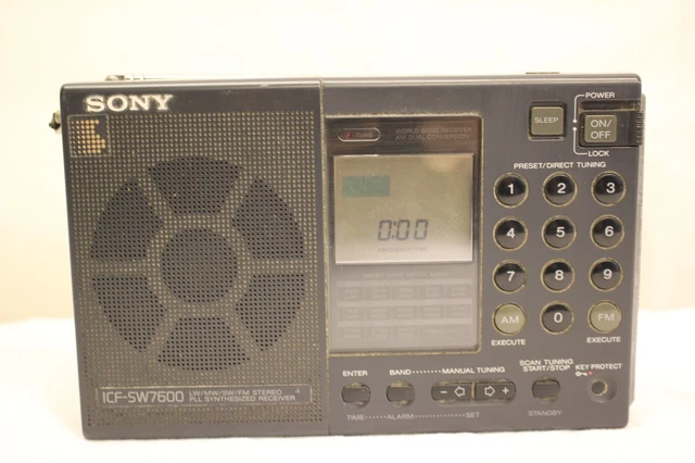 SONY ICF-SW7600 RADIO Fm Sw Mw Lw Pll Sunthesized Receiver £139.99 - PicClick UK