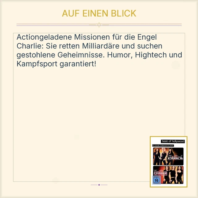 DREI ENGEL FÜR Charlie 1+2 DVD Set Diaz Barrymore Liu Action Deutsch ...