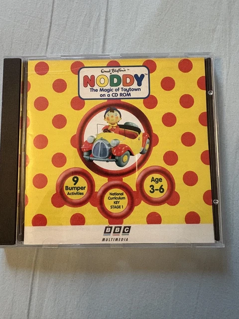 NODDY CD-ROM PC Game BBC Children Kids Early Years Counting Reading ...