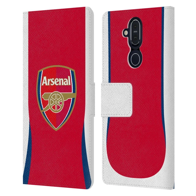 OFFIZIELLE ARSENAL FC 2024/25 Crest Kit Leder Buch Geldbörse Hülle Für ...