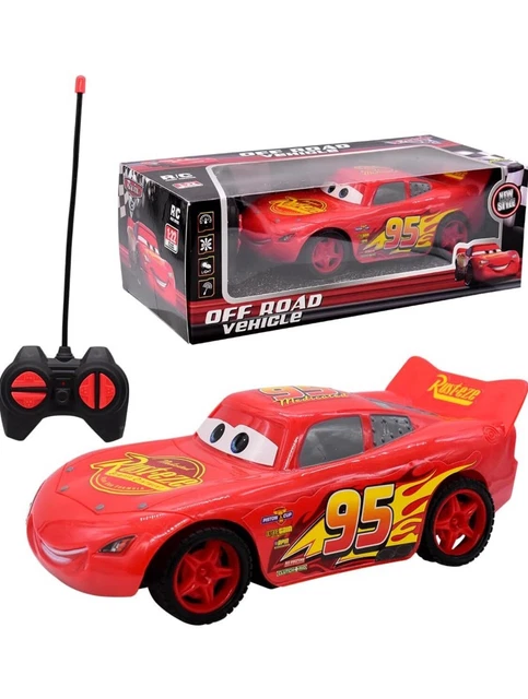 DISNEY PIXAR REMOTE Control Car Lightning McQueen Childs RC Toys Kids ...