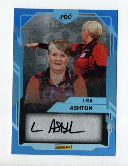 PANINI 2026 PDC World Championship Darts Lisa Ashton Auto Autograph ...