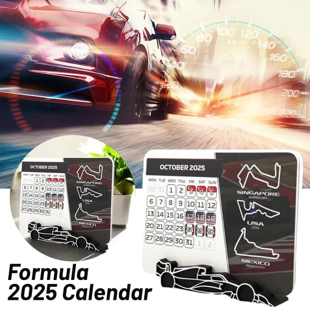 2025 CALENDAR NEW year calendar Gift - Formula Racing Calendar Y7A7 $20 ...