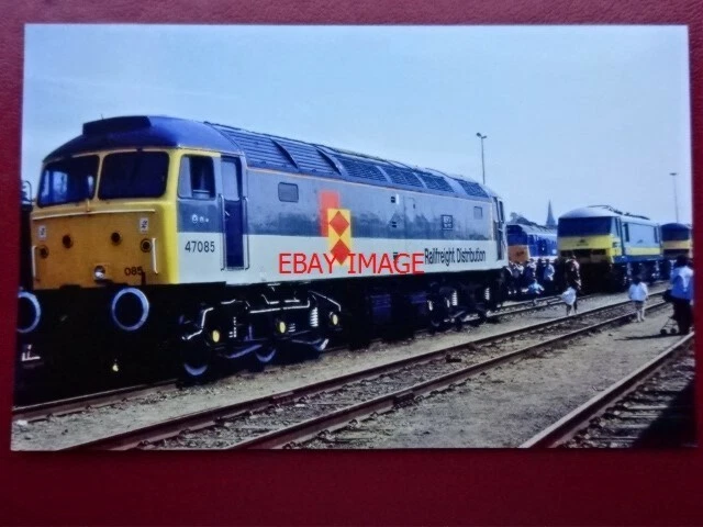PHOTO BR Class 47 Loco No 47085 At Exeter Rail Day £1.25 - PicClick UK