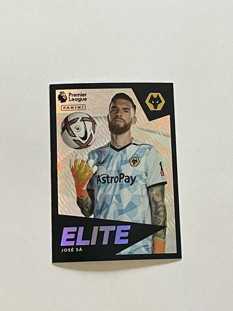 PANINI PREMIER LEAGUE 2023 Jose Sa Elite Orange Parallel Sticker No 332 ...