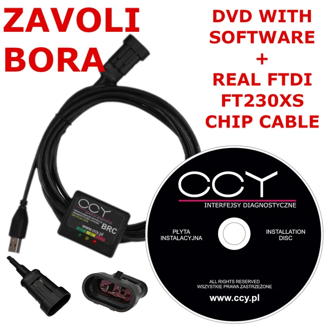 FÜR ZAVOLI BORA/ light LPG GPL CNG Diagnose Kabel USB INTERFACE ...