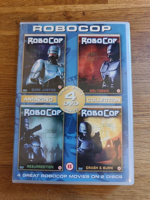 DVD - ROBOCOP 4-Film Collection Movies Boxset Sci-Fi Action PAL UK R2 £ ...
