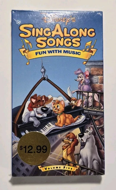 DISNEY'S SING ALONG Songs Volume 5: Fun With Music VHS -- NEW! SEALED!! £36.35 - PicClick UK