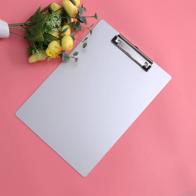 STORAGE CLIP BOARD Standard Clipboard Folder A4 Biner Holder Metal $35. ...
