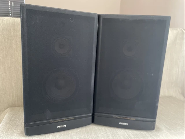 VINTAGE PHILIPS FB241 Three Way HiFi Speaker System Tested Working £16. ...